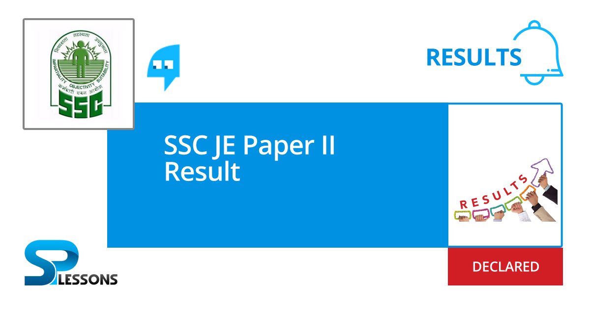 SSC JE Merit List: Download Paper II Result PDF Now